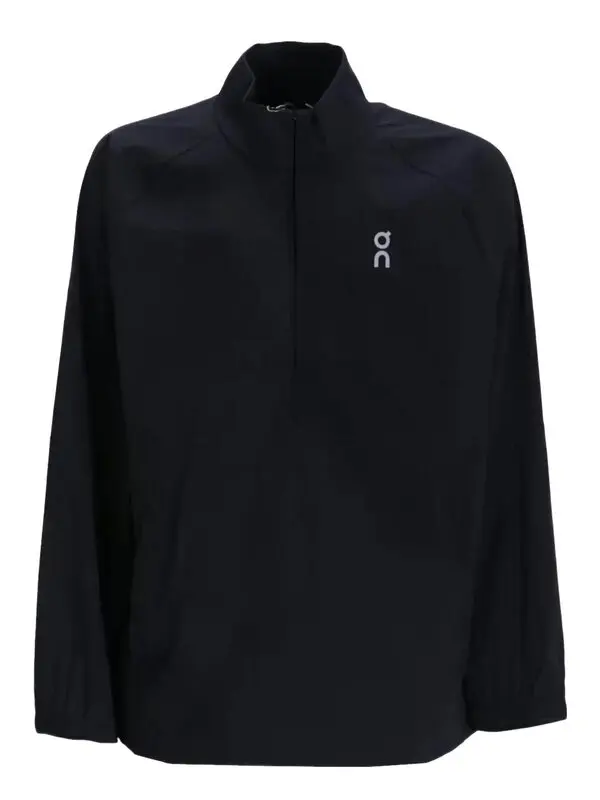 On Quarter-zip Pullover Jacket - Black