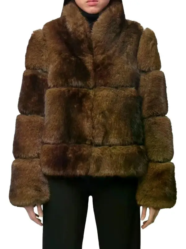 Apparis Sai Faux-fur Jacket - Brown