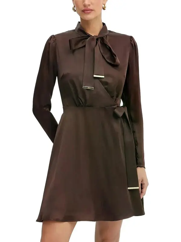 MARCIANO Alanis Mini Dress - Brown