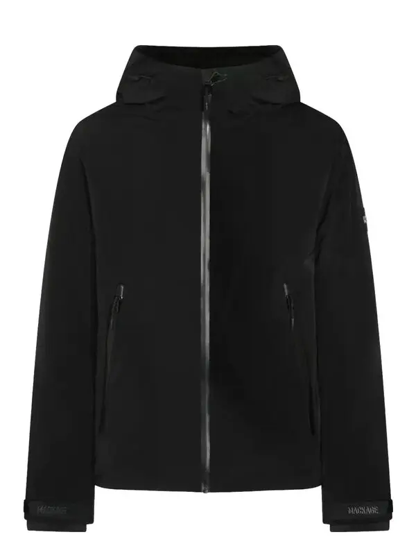 Mackage Zip-up Hooded Jacket - Black