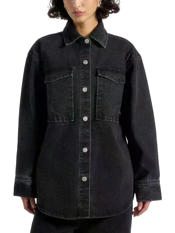 Manière De Voir Denim Shirt - Black