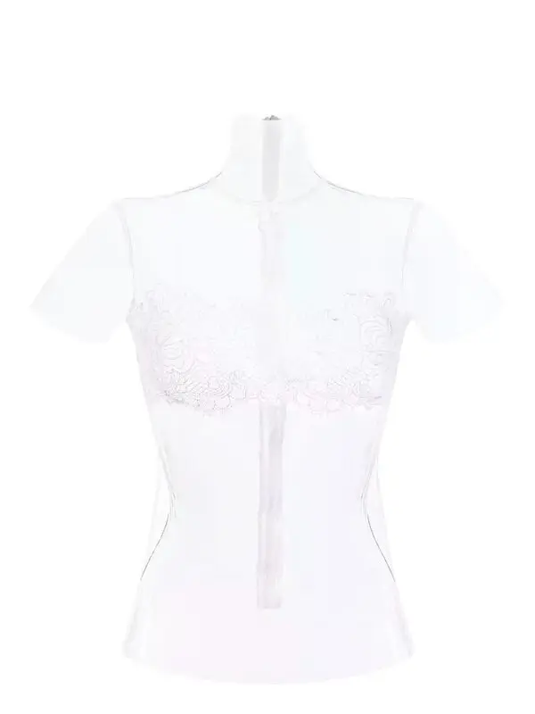 MANURI Lace Blouse - White