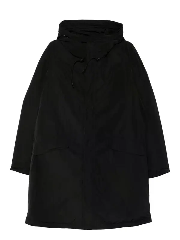 Aspesi Azoto Hooded Coat - Black