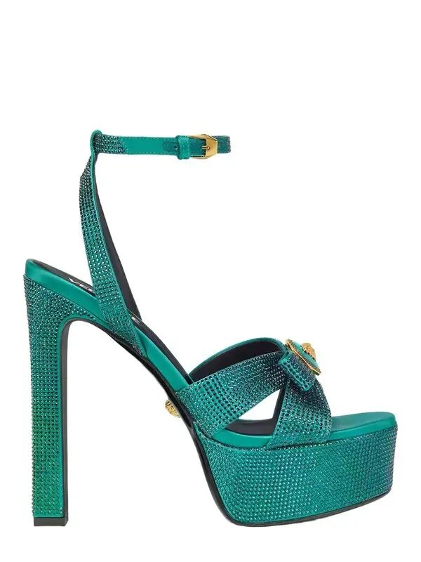 Versace 140mm Medusa-detail Sandals - Green