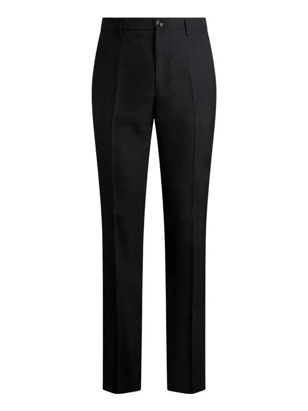 Etro Jacquard Paisley Trousers - Black