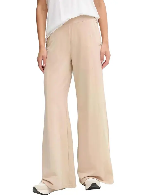 EA7 Wide-leg Trousers - Neutrals