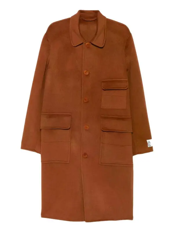 ÉTUDES STUDIO Button-up Wool Coat - Brown