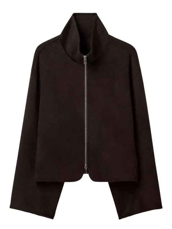 Filippa K Zip-up Funnel-neck Jacket - Brown