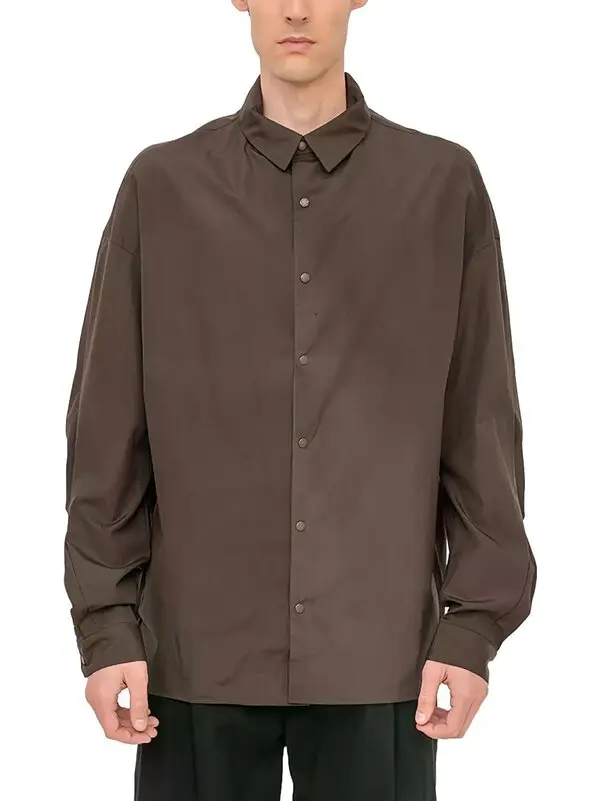DEVOA Buttoned Shirt - Brown