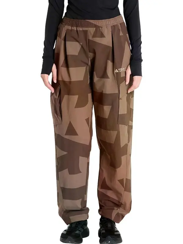 Adidas Printed-design Track Pants - Brown