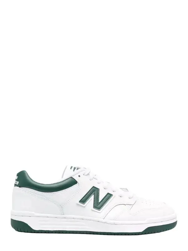 NEW BALANCE 480 Logo-patch Sneakers - White