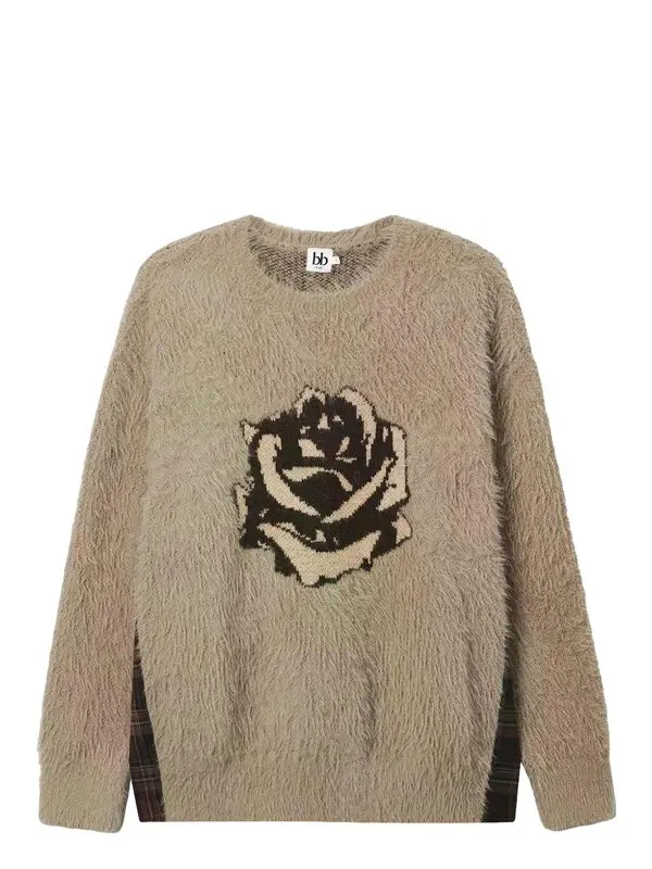 B+AB Logo-intarsia Sweater - Neutrals
