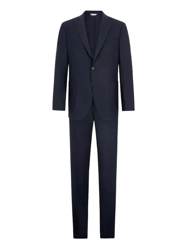 Boglioli K-suit High Twist Suit - Blue