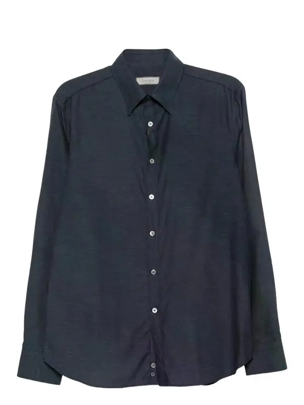 Canali Cotton Shirt - Blue