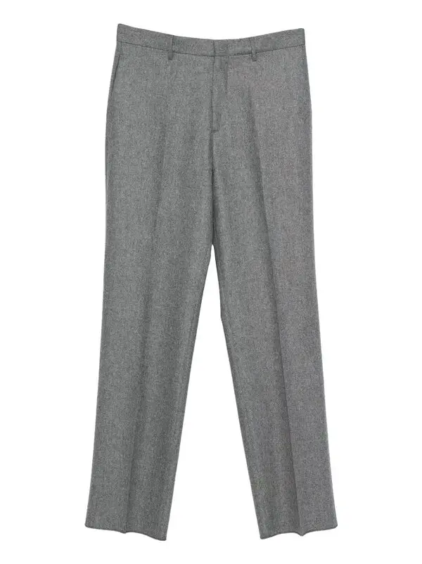 Tagliatore Herringbone Trousers - Grey
