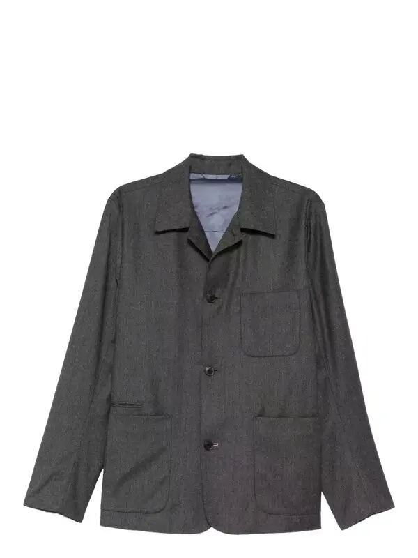 Paul Smith Pocket Button-fastening Overshirt - Grey