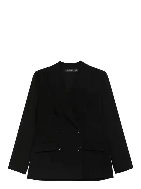 Ralph Lauren Double-breasted Wool Jacket - Black