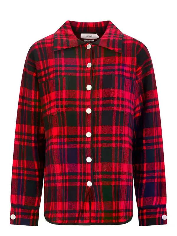 NOTSHY Jasper Plaid Shirt - Red