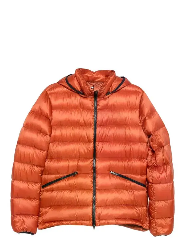 Herno Hooded Zip-fastening Jacket - Orange