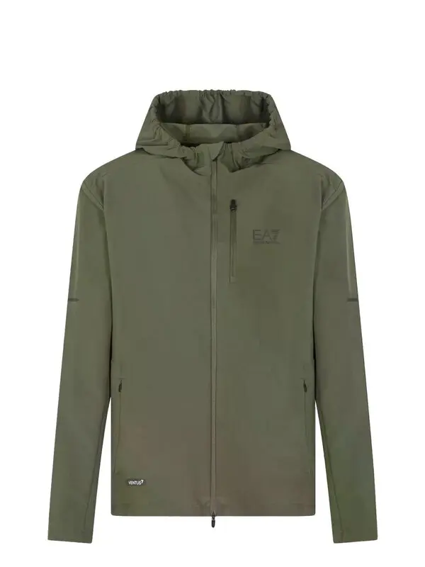 Emporio Armani Zip-up Hoodie - Green