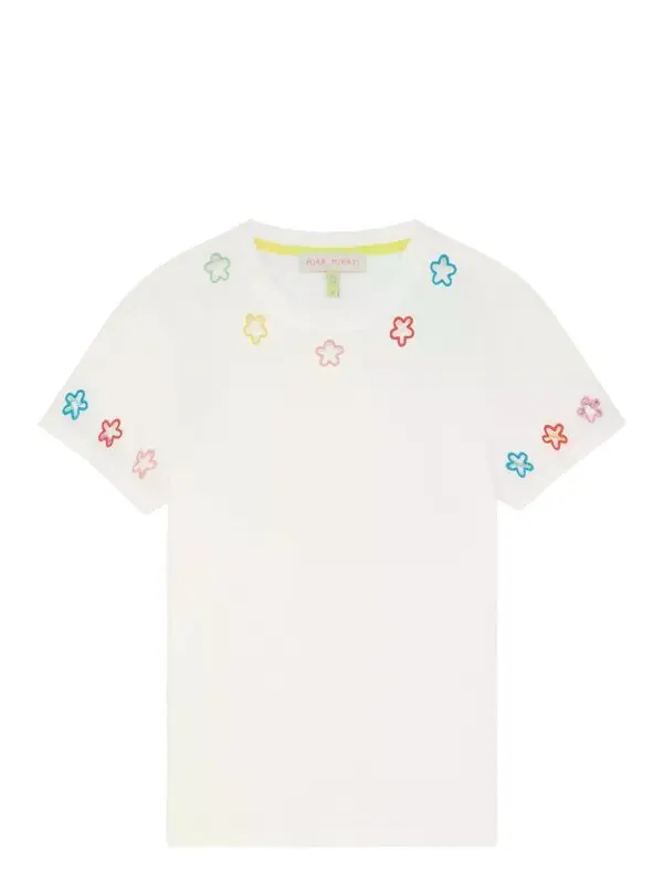 Mira Mikati Embroidered T-shirt - White