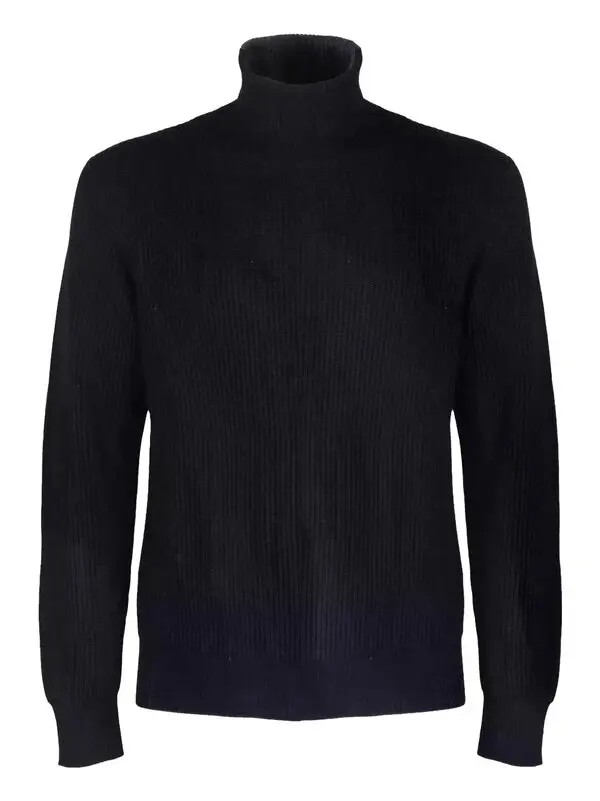 Altea Ribbed Turtleneck Jumper - Blue