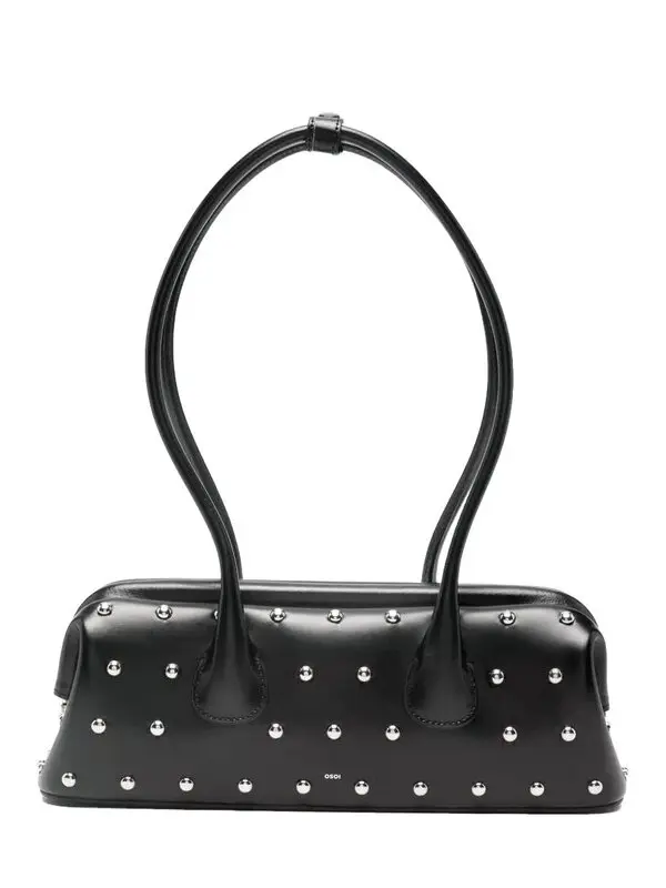 OSOI Mini Boat Wide Studded Bag - Black