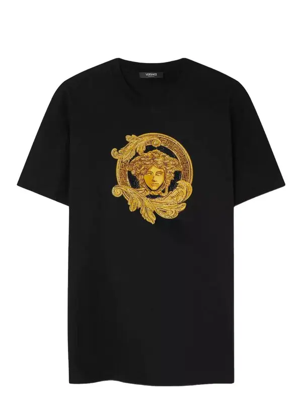 Versace Medusa Cotton T-shirt - Black