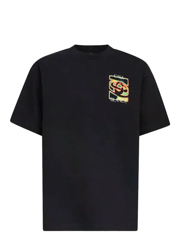 Casablanca Heat Map Logo T-shirt - Black