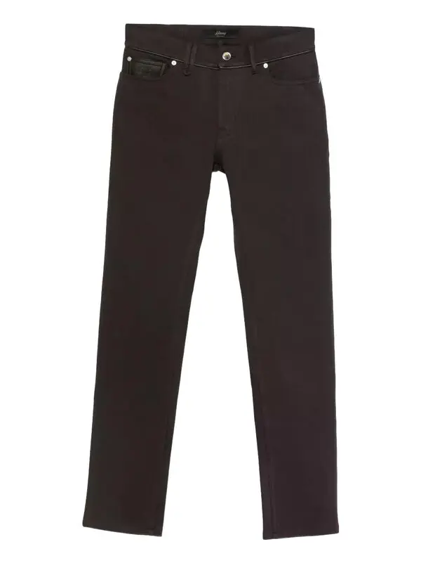 Brioni Five-pocket Trousers - Brown