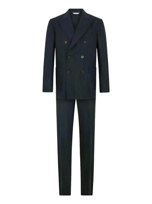 Boglioli K-suit Double-breasted Suit - Blue