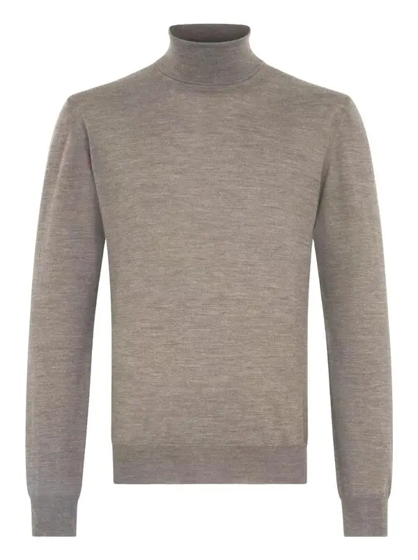 Boglioli Roll-neck T-shirt - Grey