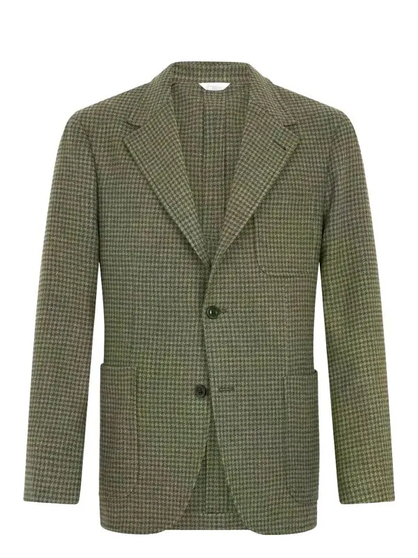 Boglioli Windsor Houndstooth Jacket - Green