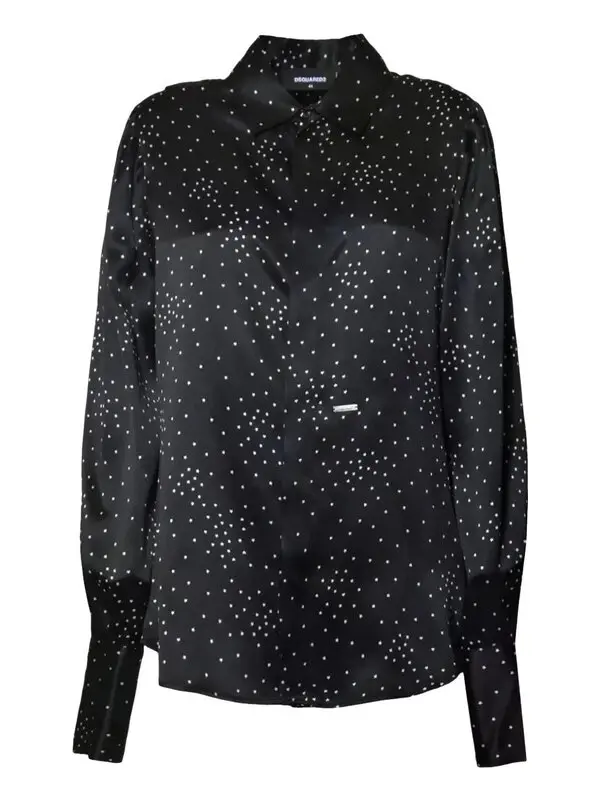 Dsquared2 Star-print Shirt - Black