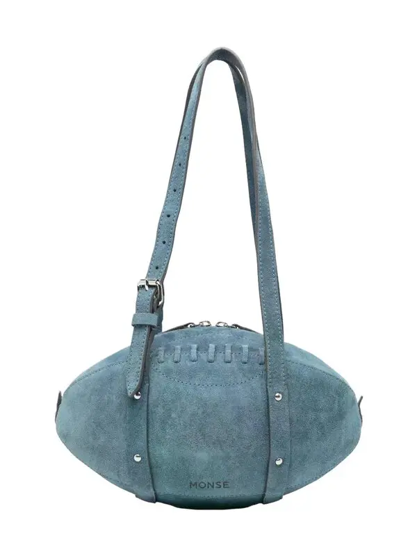 Monse Football Shoulder Bag - Blue