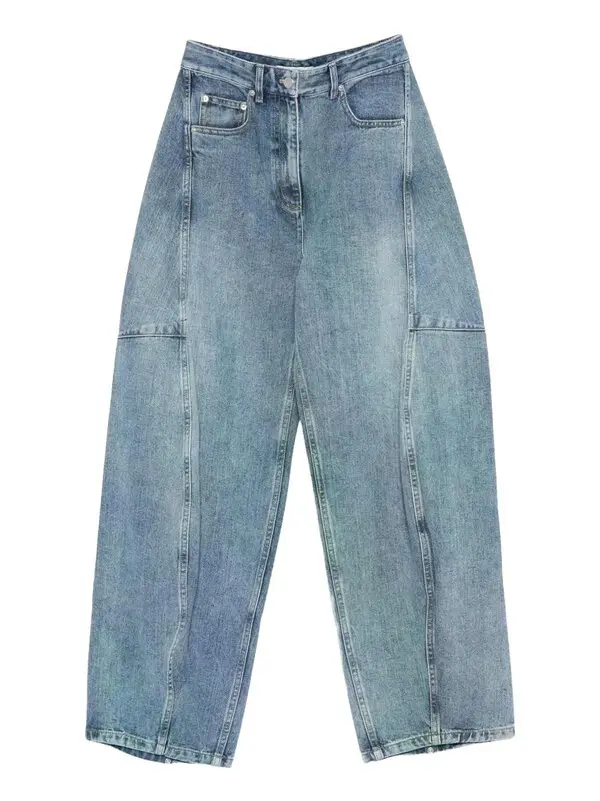 Tibi Sid Panelled Jeans - Blue