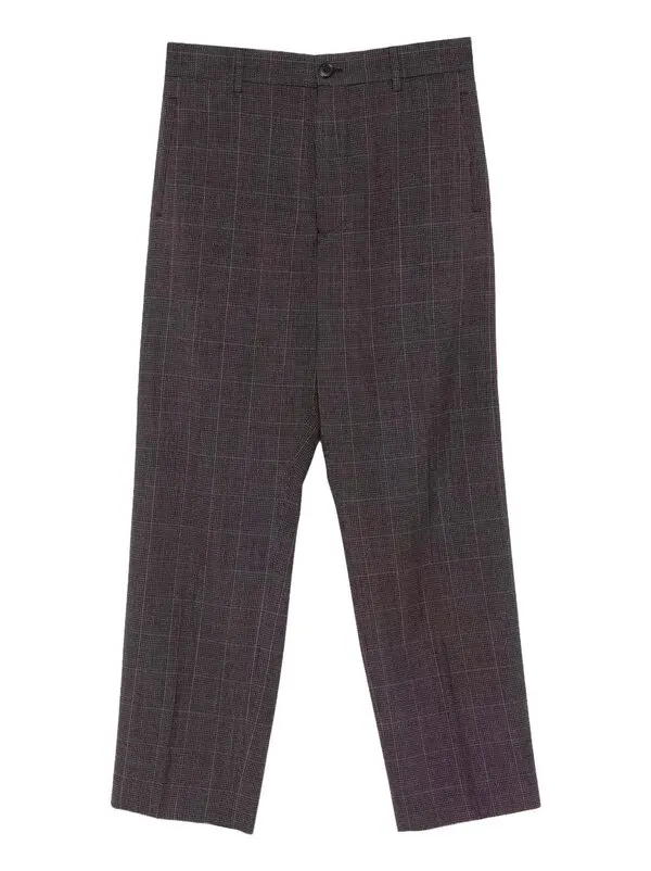 Paul Smith Plaid Trousers - Black