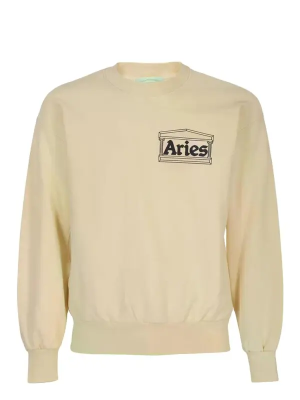 Aries Logo Sweater - Neutrals