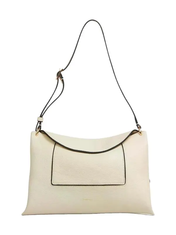 WANDLER Penelope Slouch Leather Shoulder Bag - Neutrals