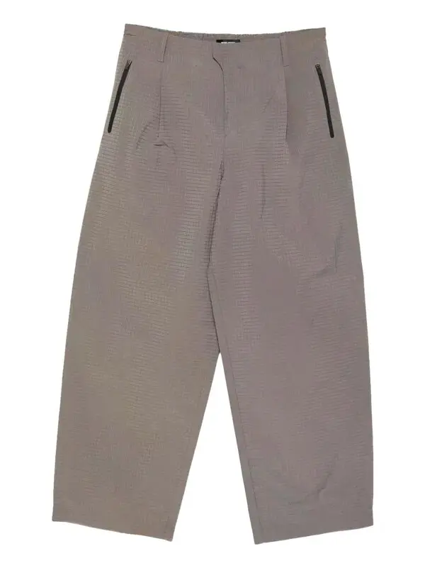 HIKING PATROL Waypoint Zipped-textured Trousers - Grey