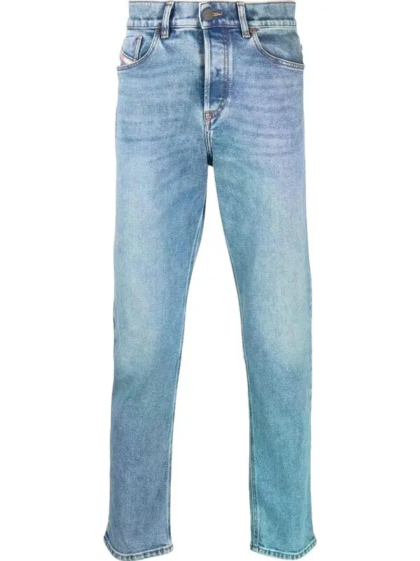 DIESEL® D-fining Tapered Jeans Light Wash - Blue