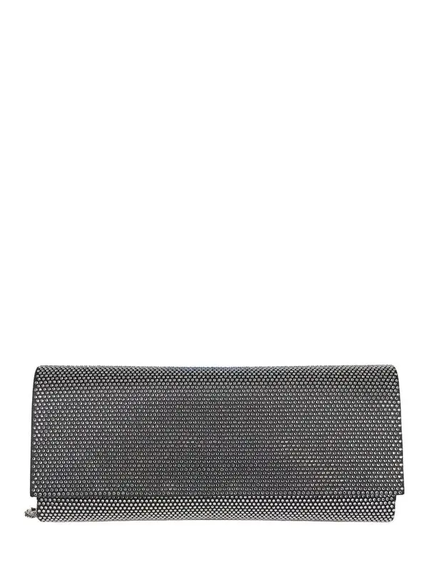 GEDEBE Crystal-embellished Clutch Bag - Silver