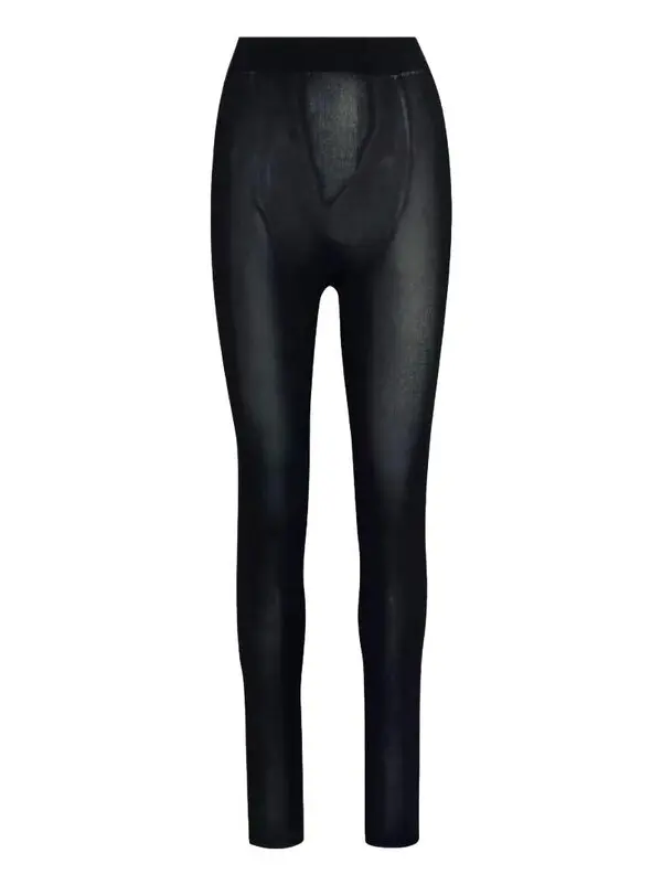 THE ROW Tajice Flat Front Leggings - Black