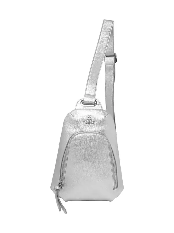VIVIENNE WESTWOOD Zip-fastening Sling Bag - Silver