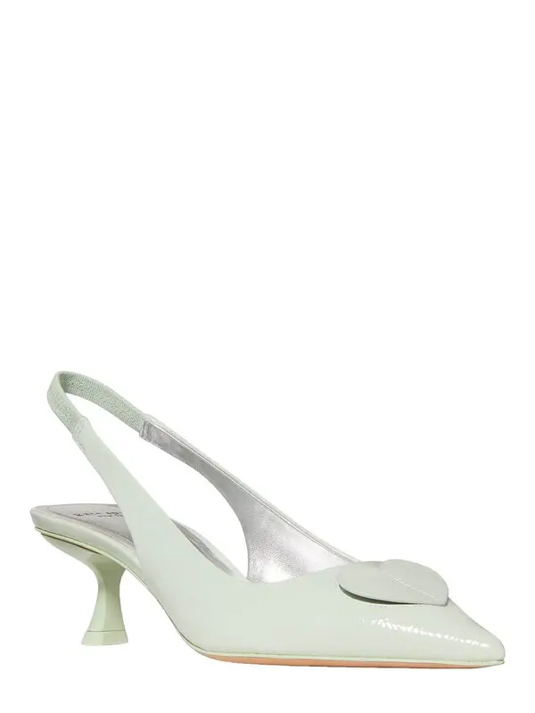 Kate Spade New York Lover Crinkle Patent Leather Slingback Pumps - Mint Frosting