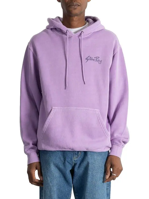 STAN RAY Og Logo Zip Graphic Hoodie - Washed Lavendar