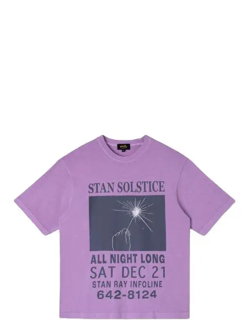 STAN RAY Solstice Graphic T-shirt - Washed Lavendar