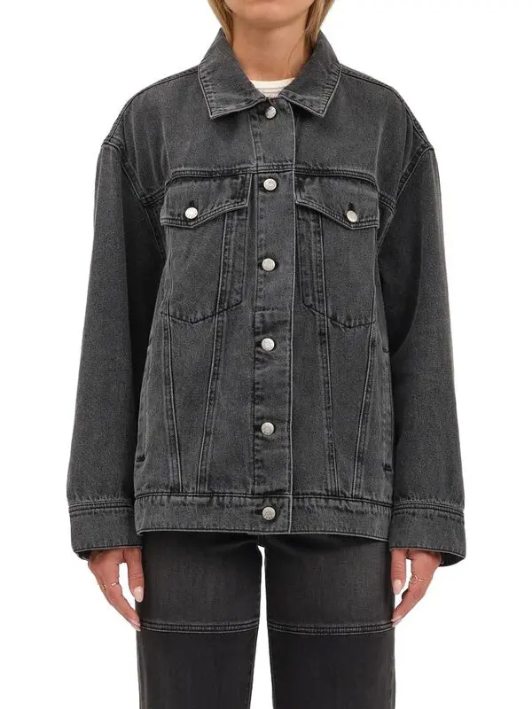 DAZE Beau Denim Trucker Jacket - Starlit Night