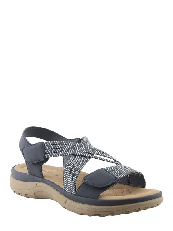 SPRING STEP SHOES Crossbeam Sandal - Navy