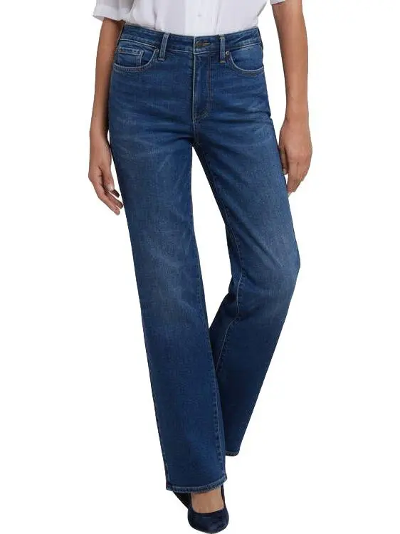 NYDJ Bailey Relaxed Straight Leg Jeans - Dark Loire